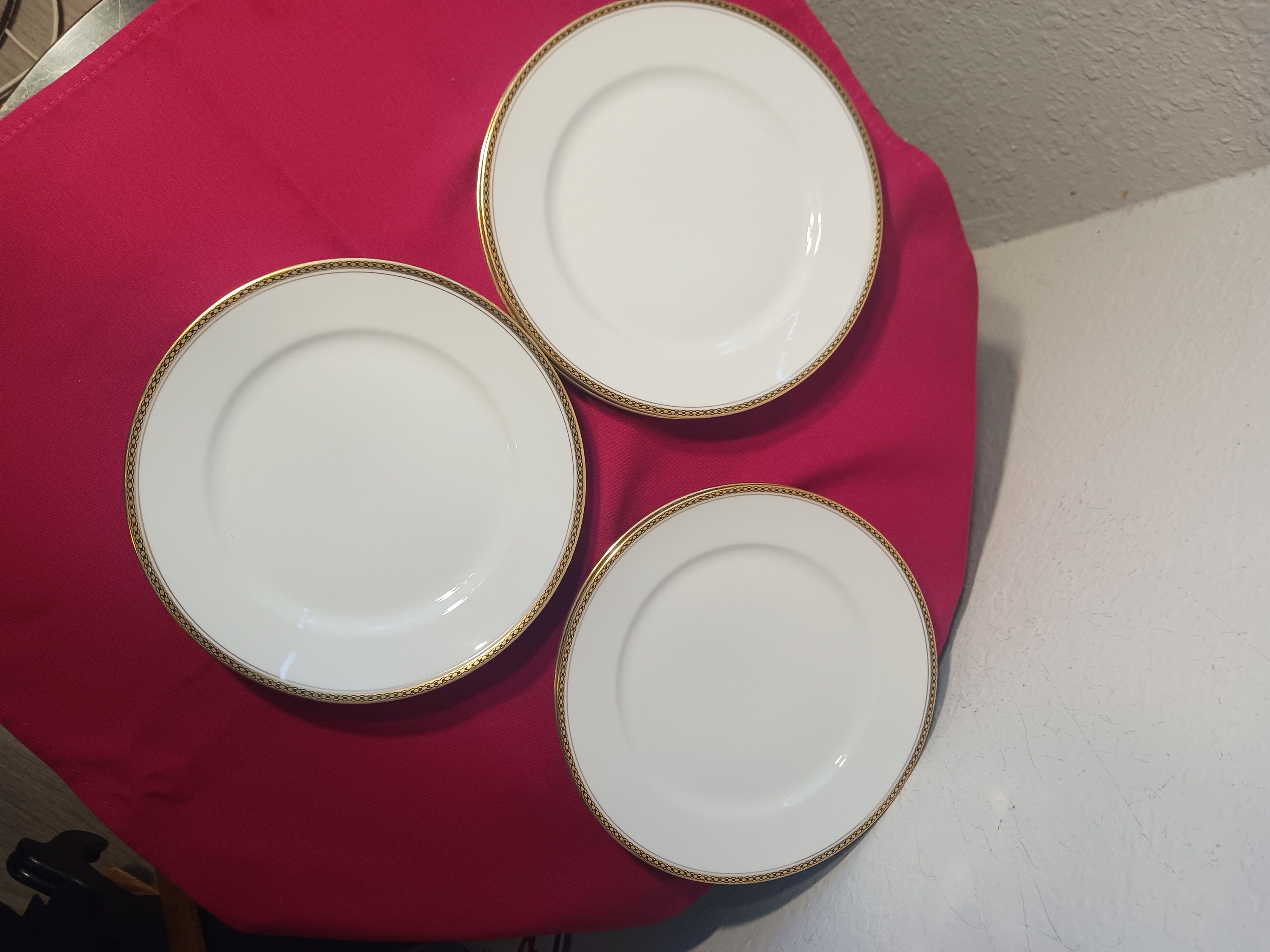 Germany Thomas R 1953 to 1963 Gold and Black Rope Pattern on Rim Lunch ...
