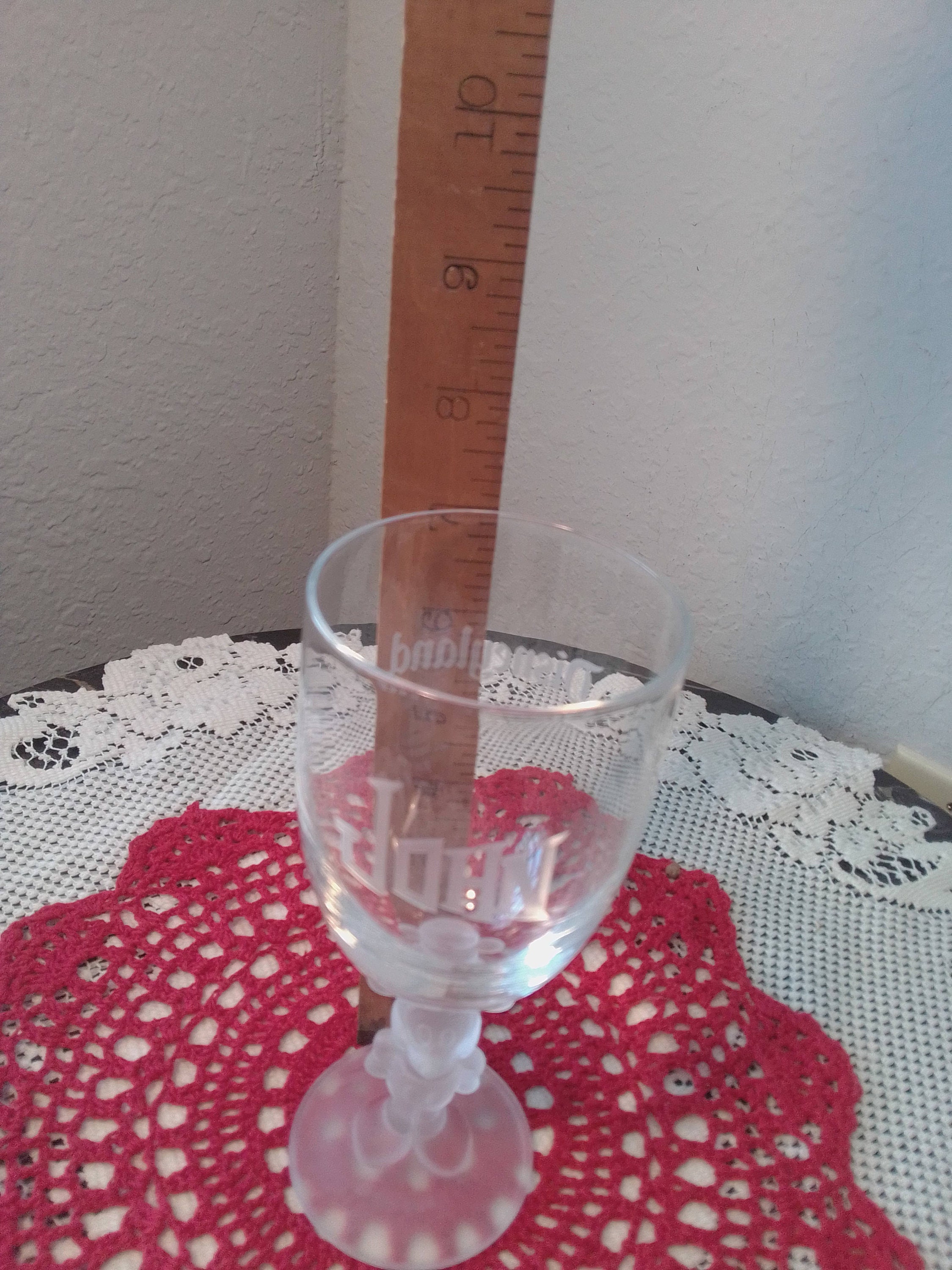 Monogrammed JOHN - Mickey Mouse Disneyland Stemmed Wine Glass - Etsy