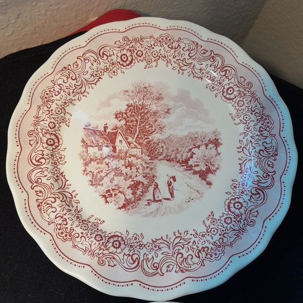 Country Scene Plates - Etsy