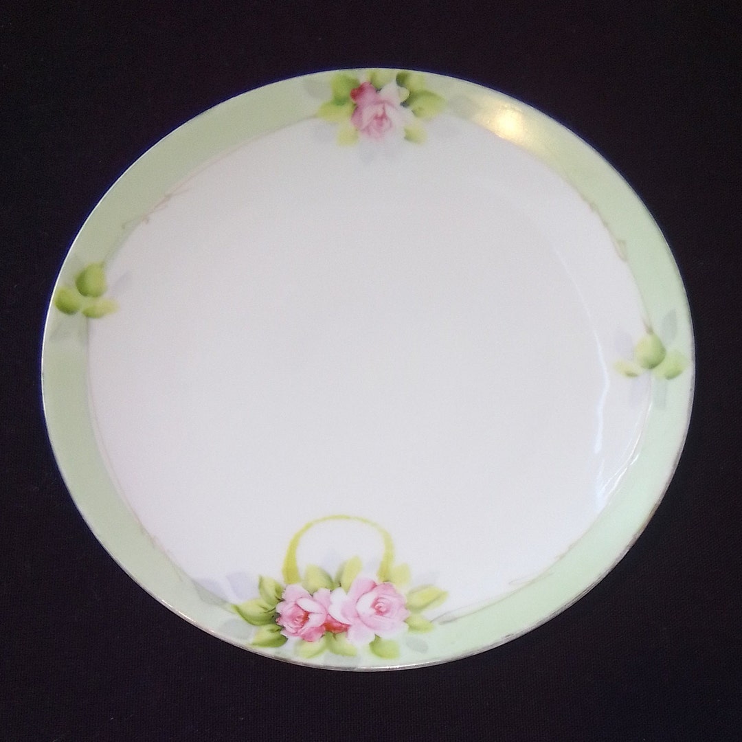 Nippon Rising Sun Blue Mark Japan Hand-painted Dessert Bread Plate - Etsy