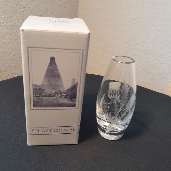 Stuart Crystal Bud Vase - Etsy