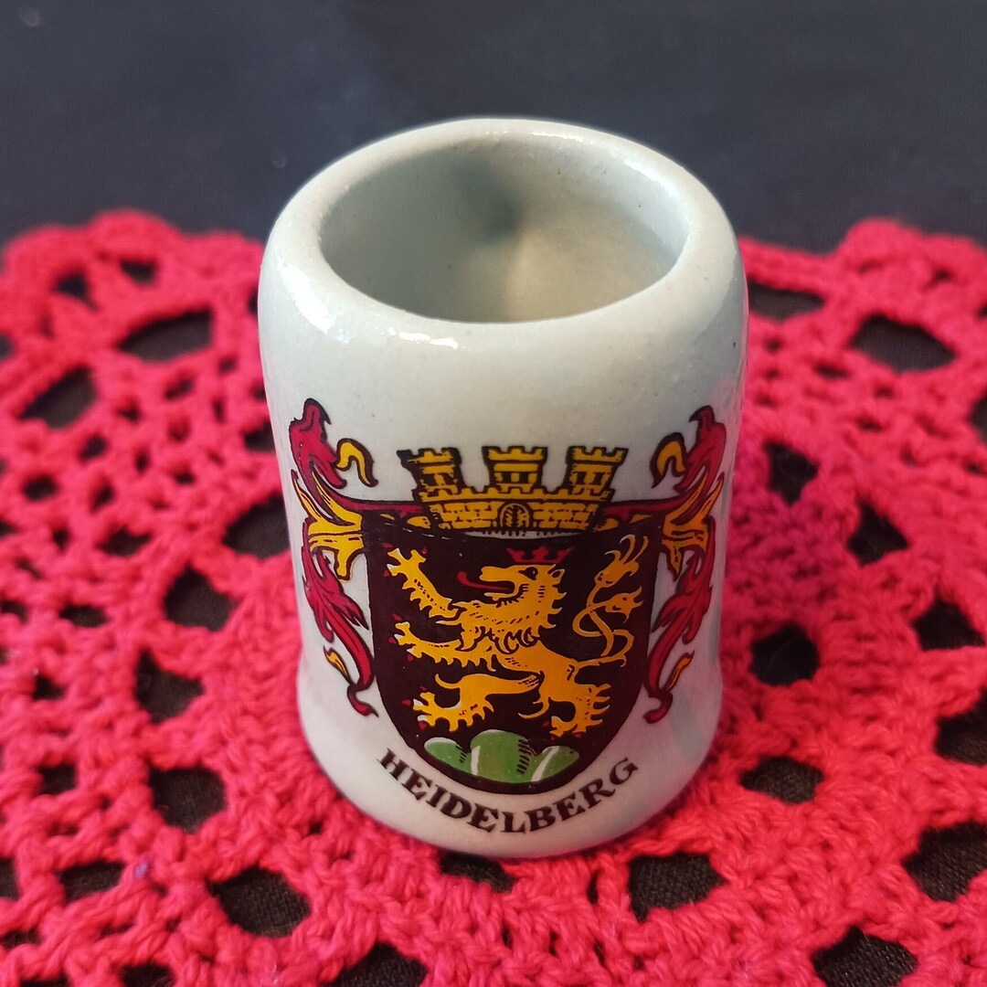 Heidelberg Germany Souvenir Ceramic Shot Glass - Etsy