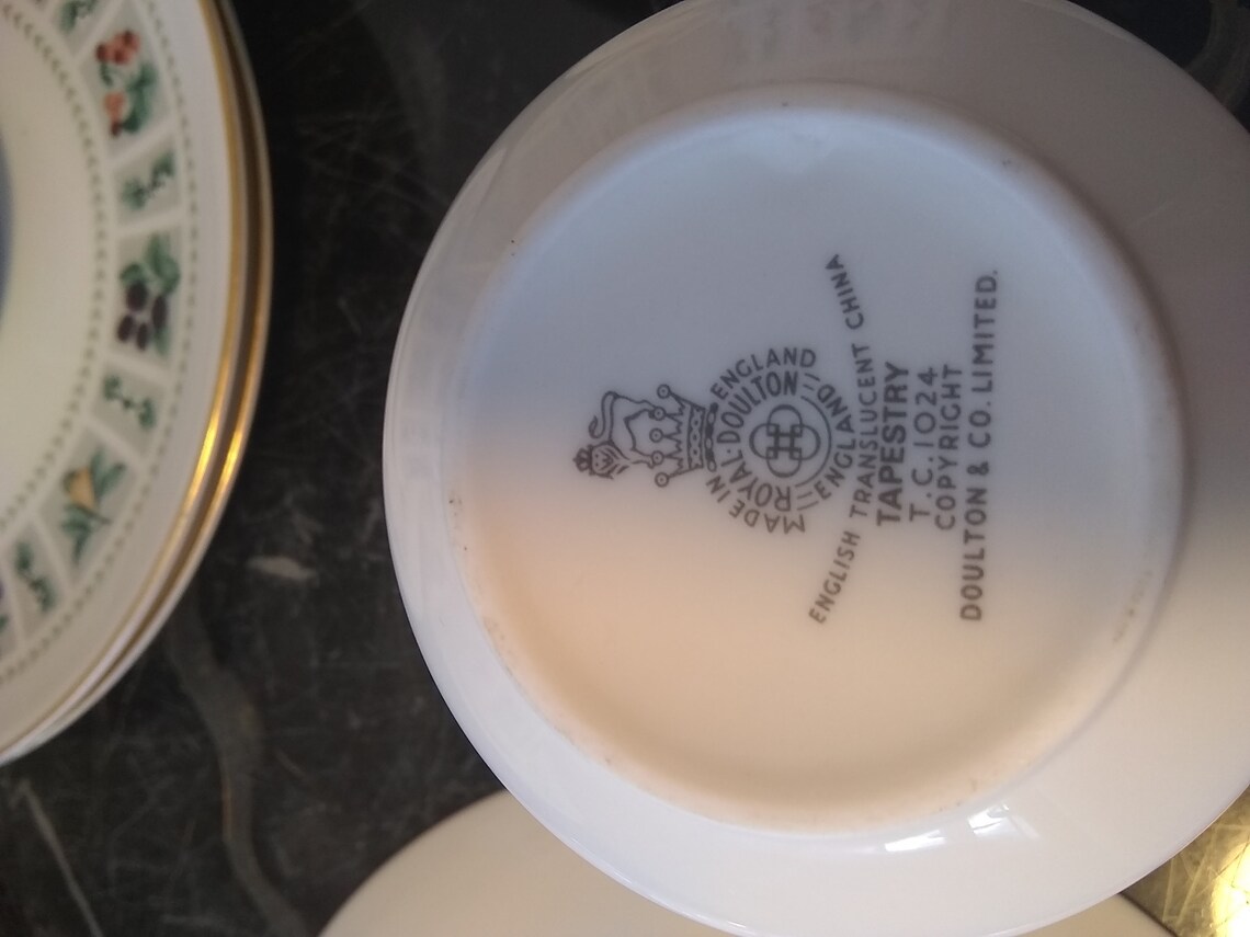 Royal Doulton English Translucent China Tapestry Pattern 9 - Etsy