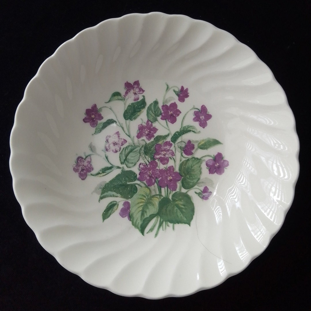 Royal China Inc E Royal Violet USA Fruit Dessert Sauce Bowl - Etsy