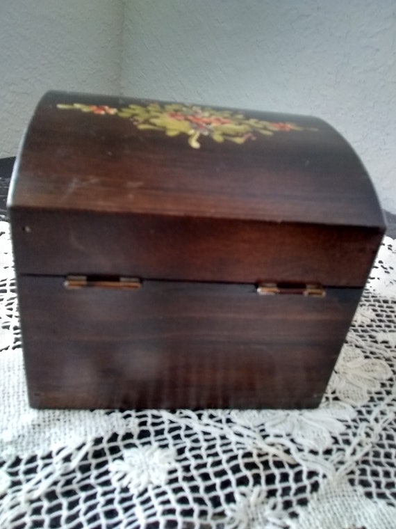 Wood Jewelry 4 Handmade 1980s Nesting Storage Boxes - Gem