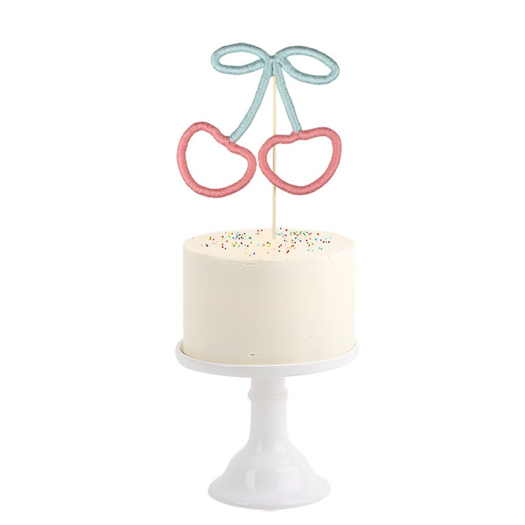 Cherry Cake Topper - Etsy