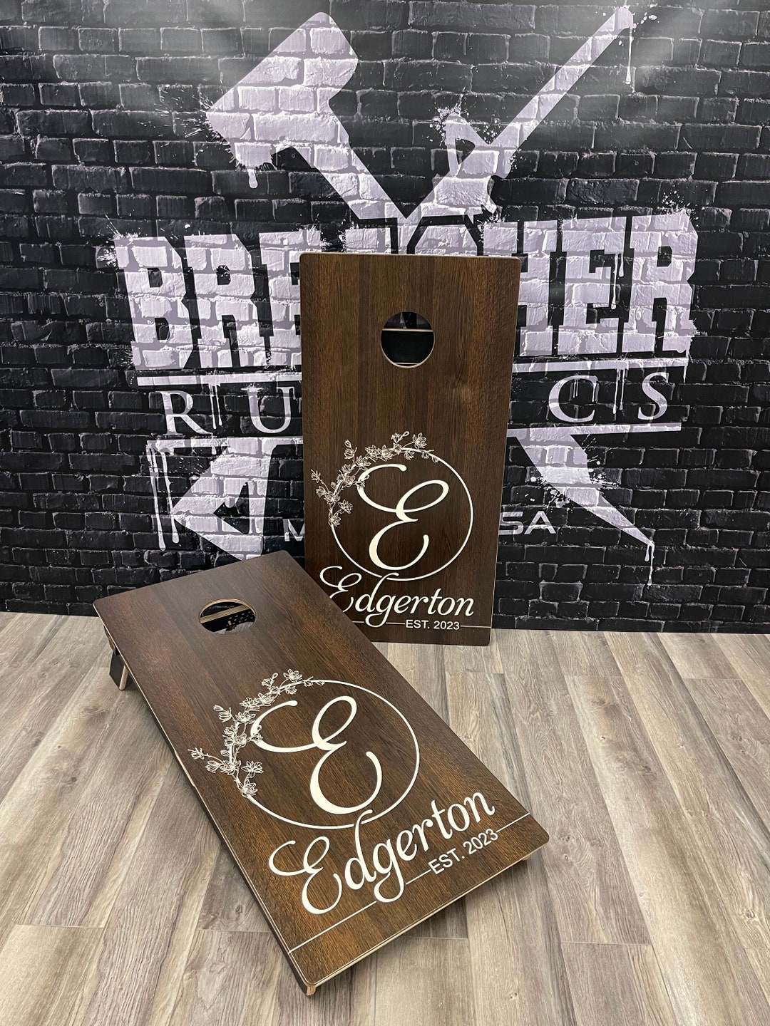 Custom Wedding Cornhole Set - Anniversary Cornhole Set - Birthday ...