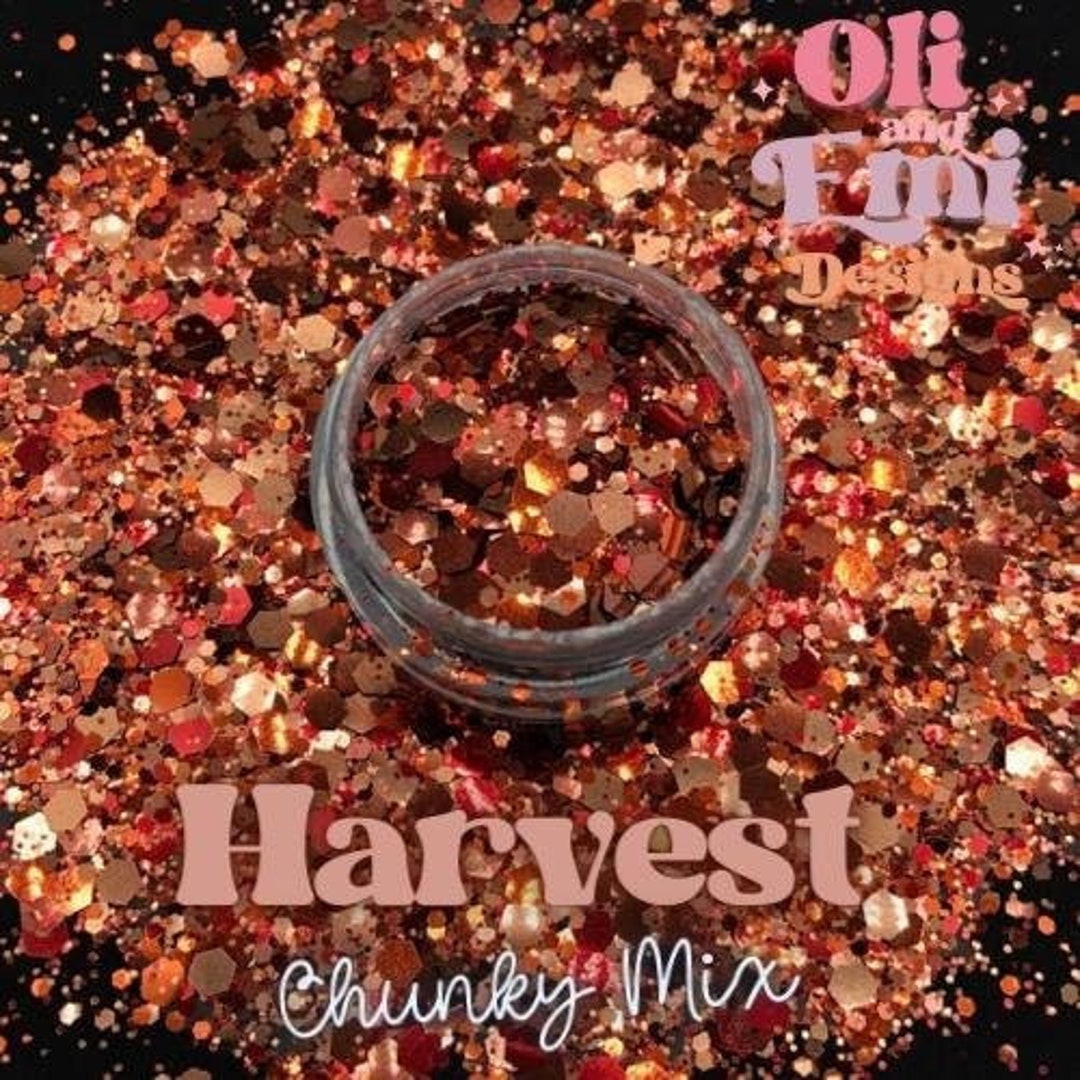 Harvest- CHUNKY Mixes Polyester Glitter| Slime| Crafting|nails |resin ...