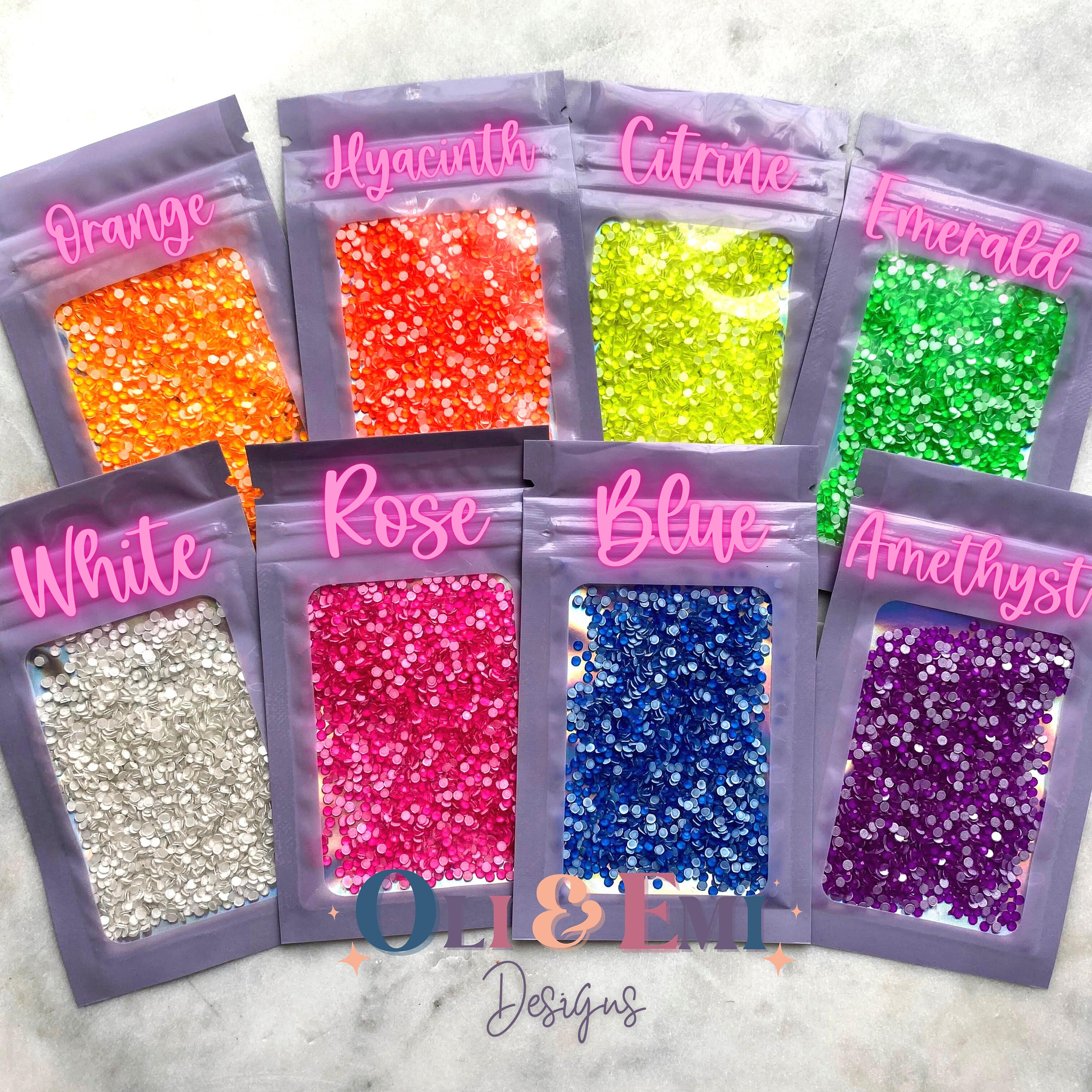 Neon Glass Rhinestones in Sizes SS16 4mm and SS20 5mm NON - Etsy