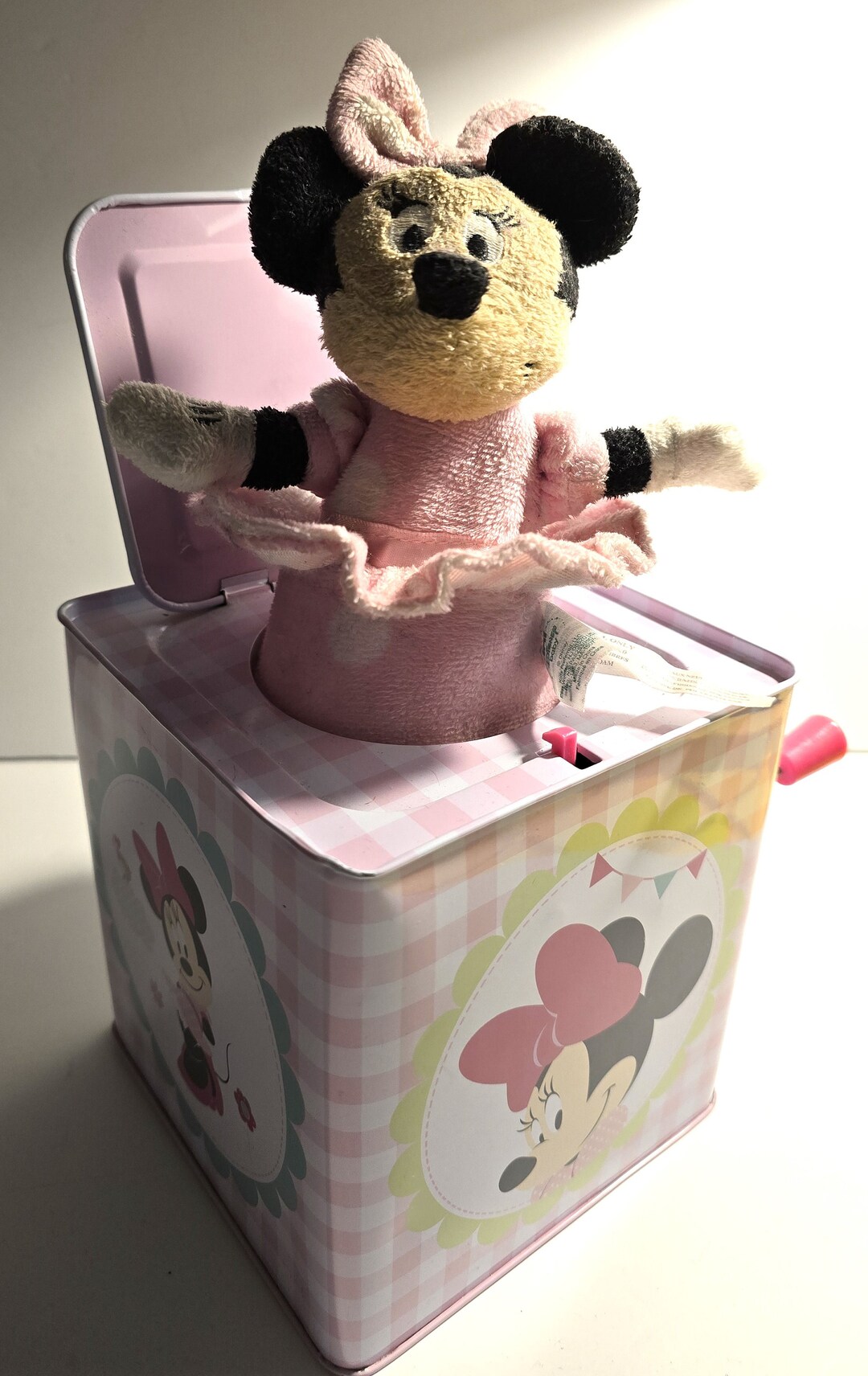 Disney Baby Minnie Mouse Jack-in-the-box Musical Toy 2014 - Etsy
