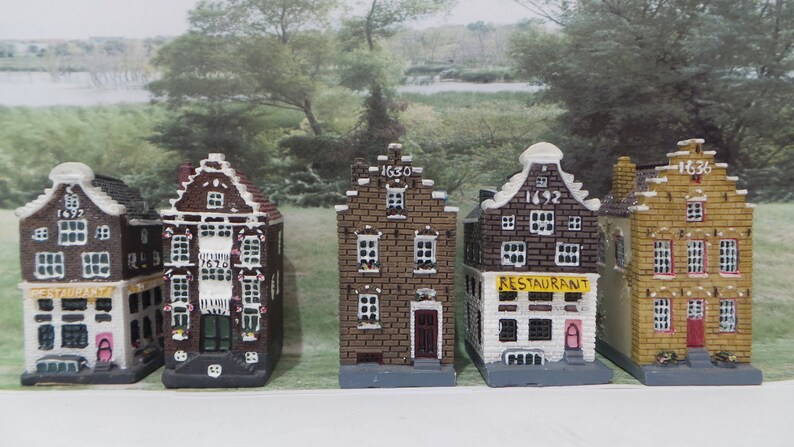 Holland Souvenirs 5 Mini Houses - Etsy