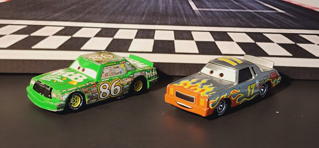 Disney Pixar Cars Darrel Cartrip #17 Monte Carlo Silver Chick Hicks ...