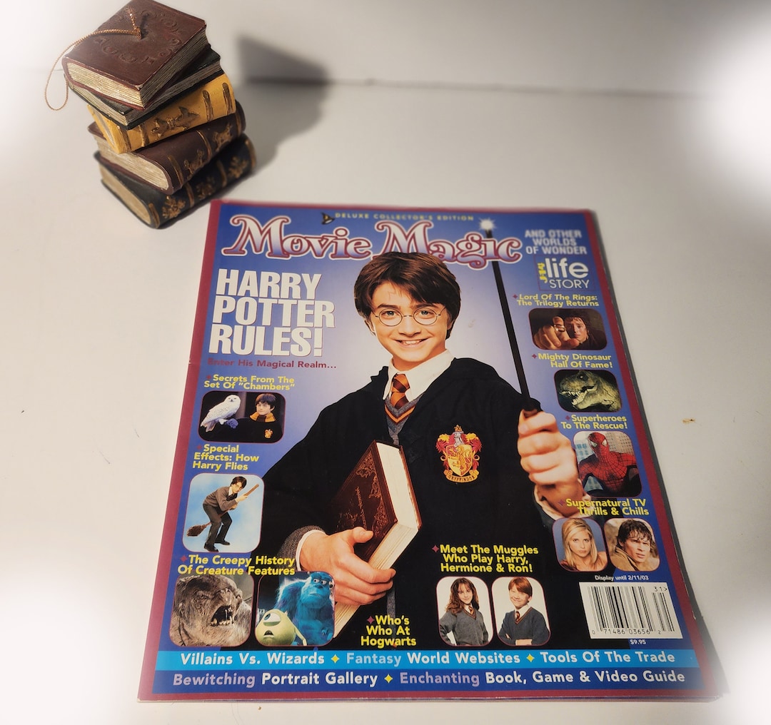2003 January Life Story Movie Magic Harry Potter Magazine - Etsy