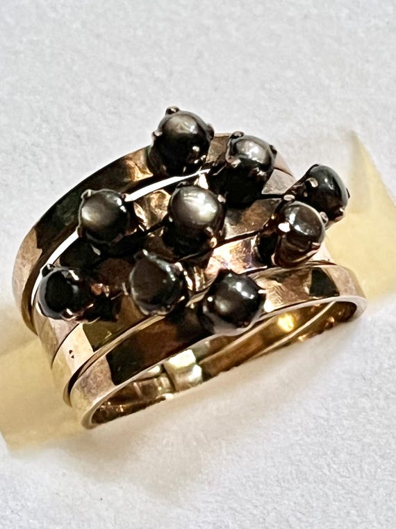 Harem ring 5 bands - Gem Harem ring 5 bands - Gem