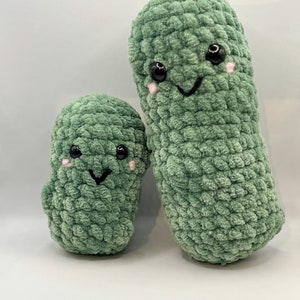 Pickle Crochet Plushie - Crochet Plushie - Pickle Stuffy - Pickle ...