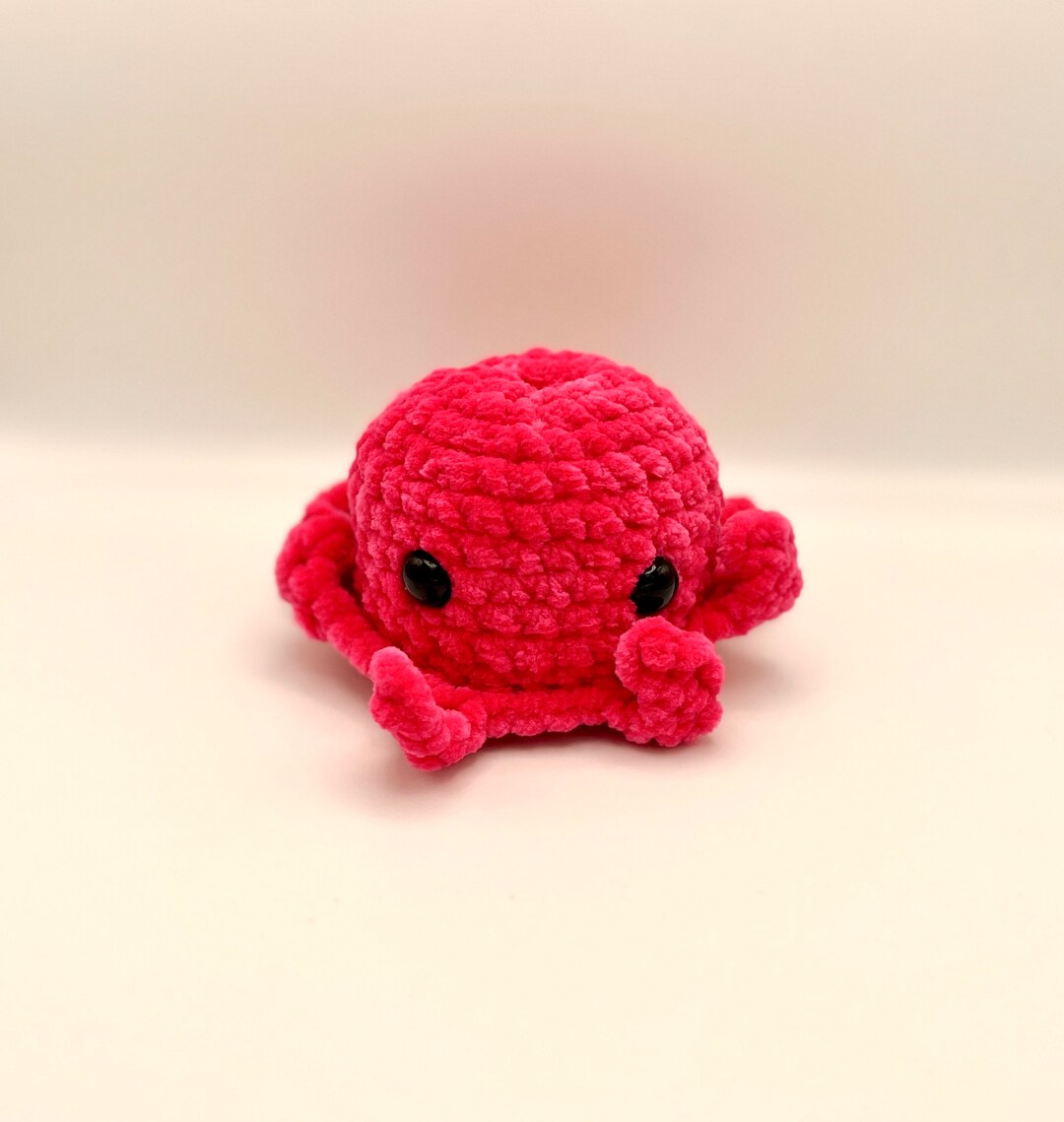 Hot Pink Octopus Crochet Plushie - Crochet Plushie - Octopus Stuffy ...