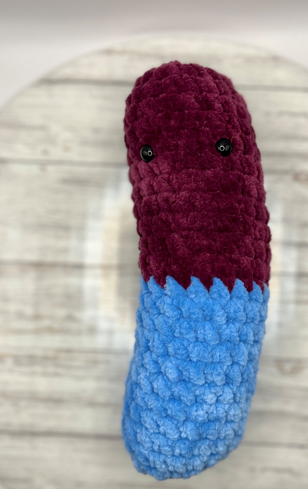 Berry Gummy Worm Crochet Plushie - Gummy Worm Plush - Crochet Plushie ...
