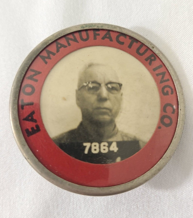 Original WWII Eaton Manufacturing Company Cleveland OH Employee ID ...