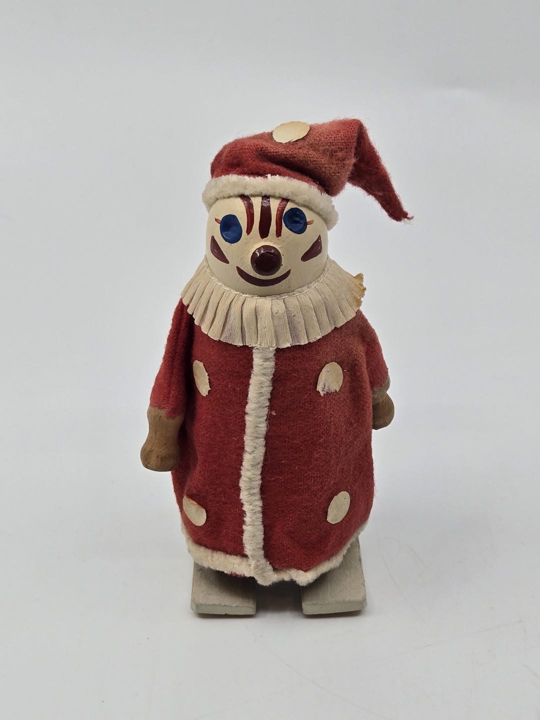 Vintage 1930s / 1940s Wilson Walkies Santa Claus Walking WOOD Toy Ramp ...