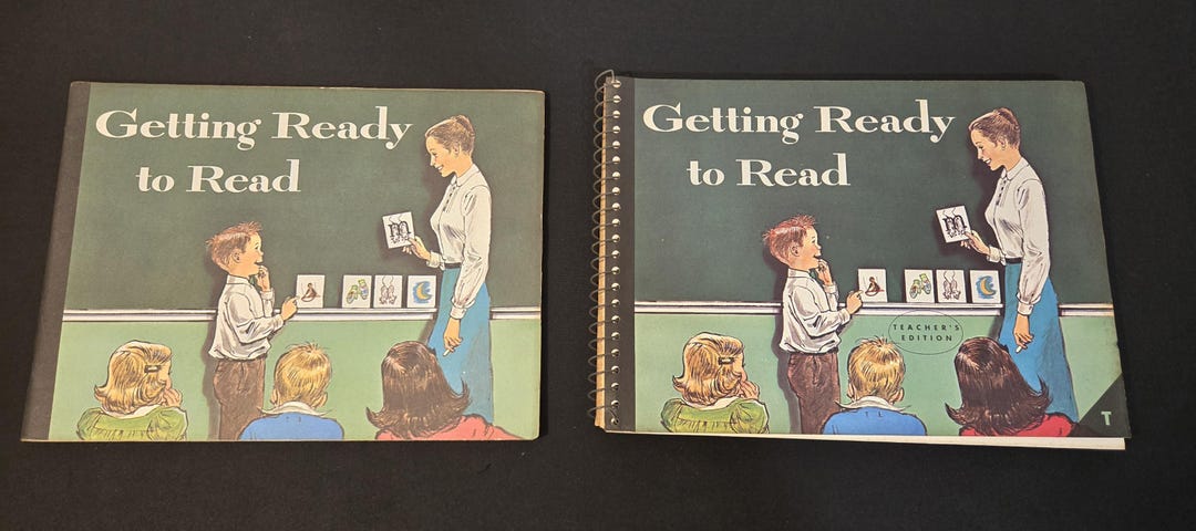 1962 Houghton Mifflin Getting Ready to Read Pre-k to Kindergarten ...