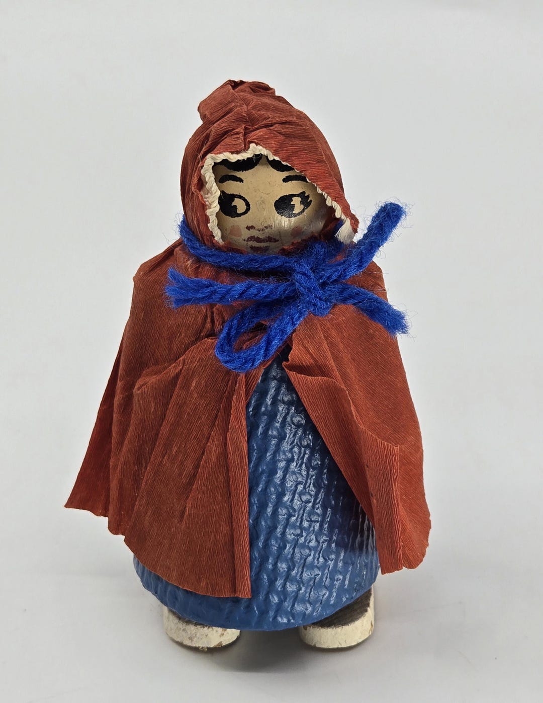 Vintage 1930s / 1940s Wilson Walkies Red Riding Hood Walking WOOD Toy ...