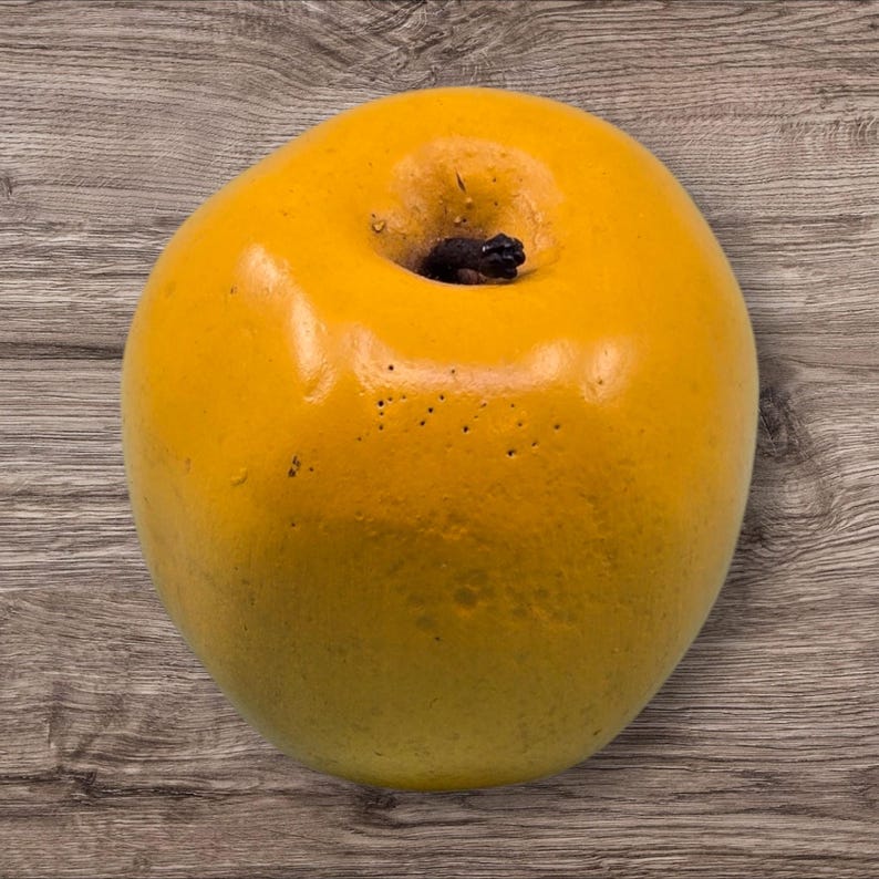 Vintage Italian Stone Alabaster Fruit Apple Realistic Kitchen Decor - Etsy