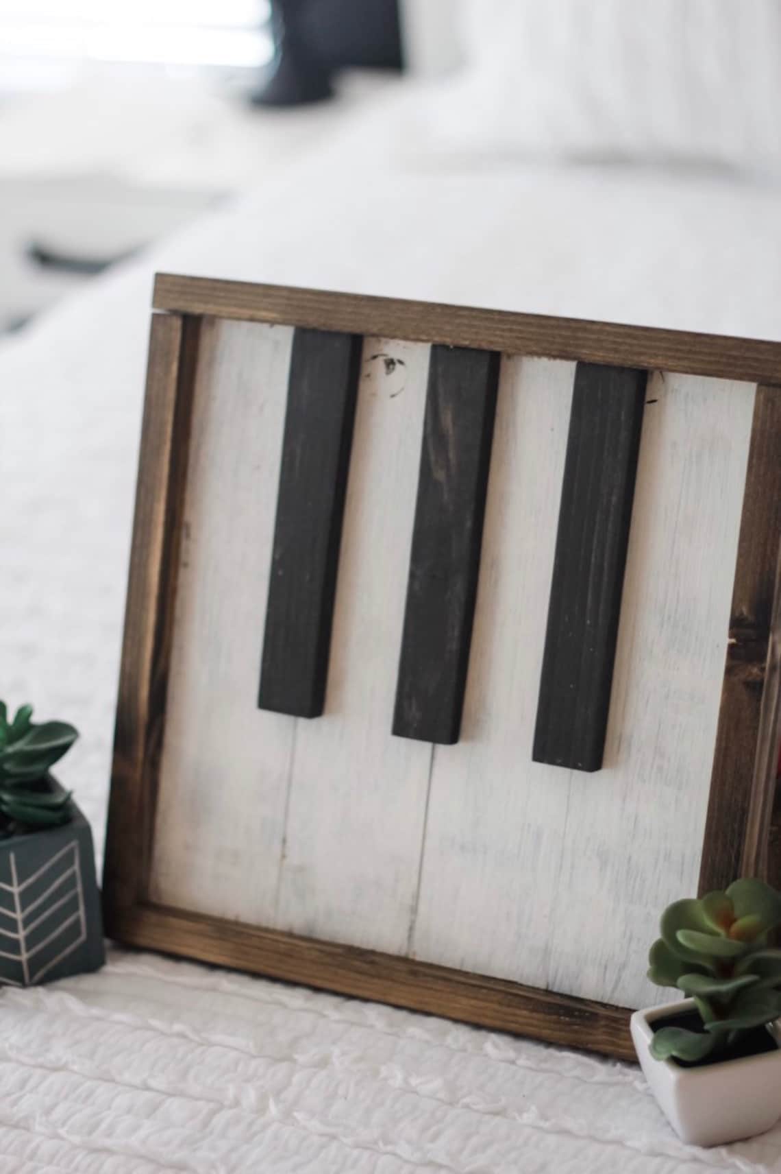 Piano Sign Music Sign Piano Keys Piano Gallery Wall - Etsy