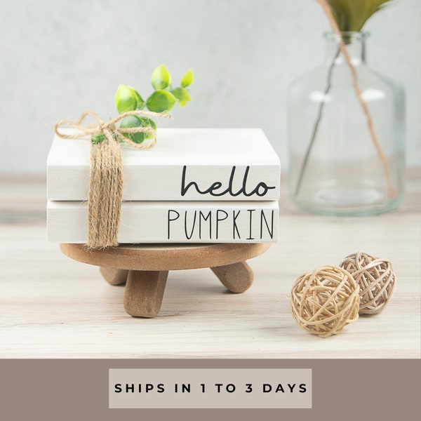 Stacked Books Decor - Etsy