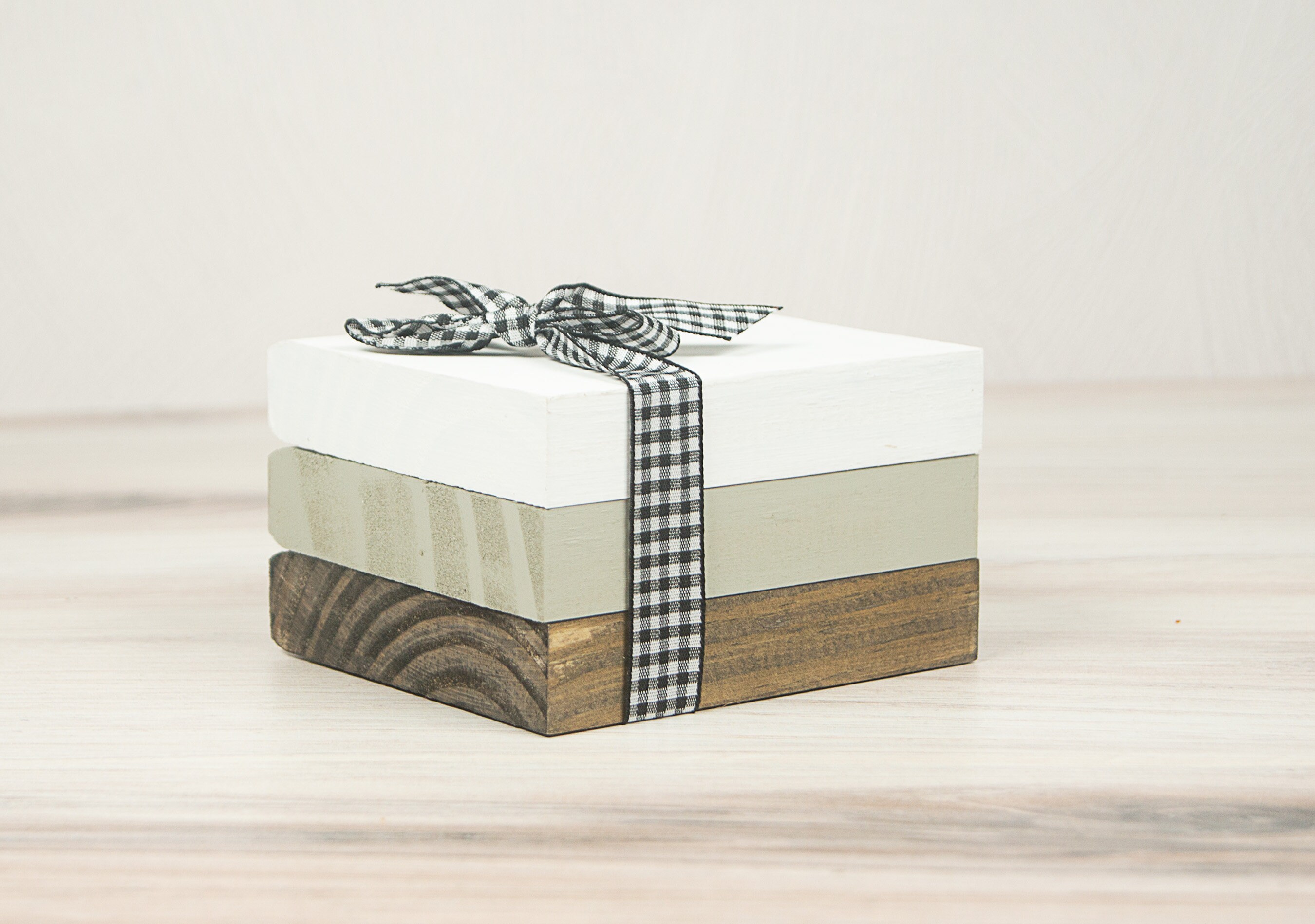 Books and Coffee Farmhouse Books MINI Wooden Book Stack - Etsy