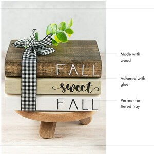 MINI Fall Sweet Fall Book Stack Autumn Farmhouse Books - Etsy