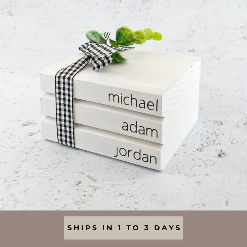 Decorative Book Stack - Etsy