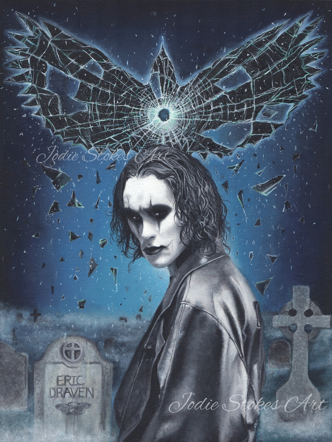 The Crow Art Print Large 16 X 12 Inch Giclée Print Eric - Etsy