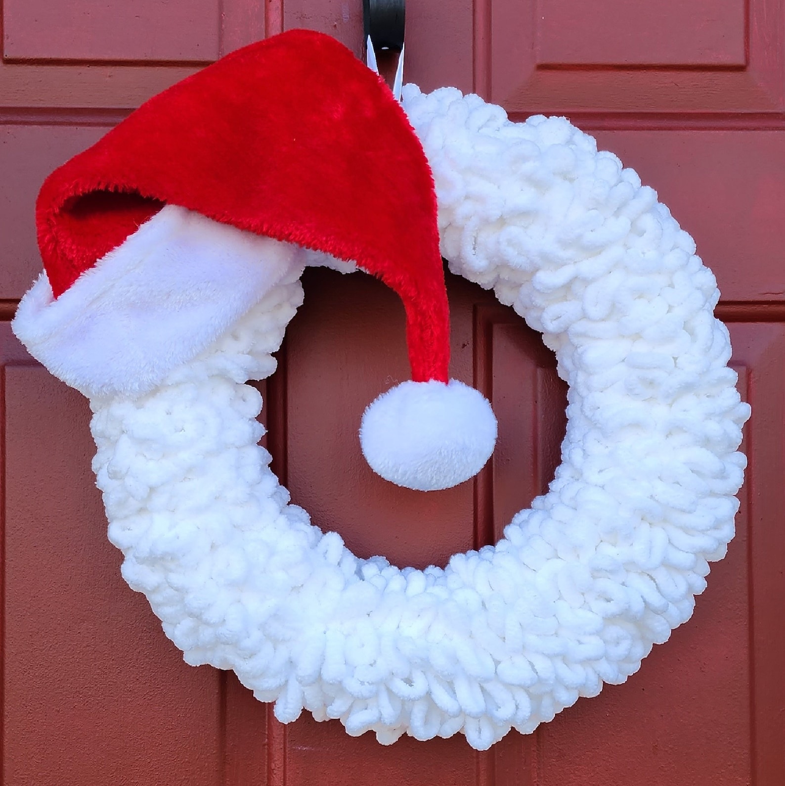 Santa Wreath - Etsy