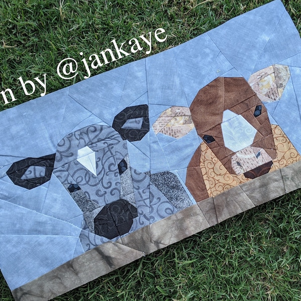 Cow Quilt Pattern - Etsy