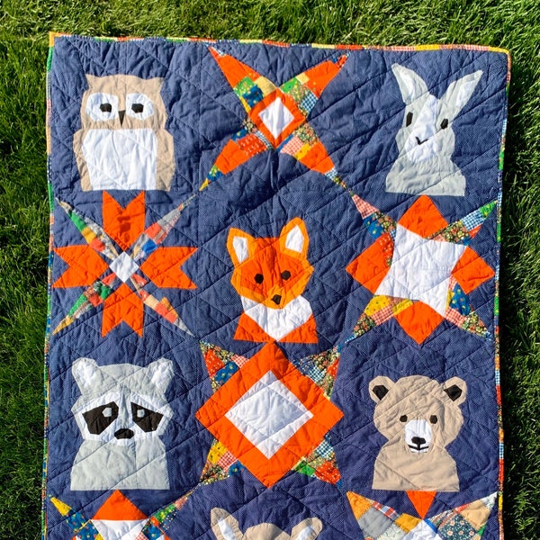 Forest Quilt Pattern - Etsy