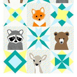 Stars of the Forest Quilt 12 Block Bundle - Etsy