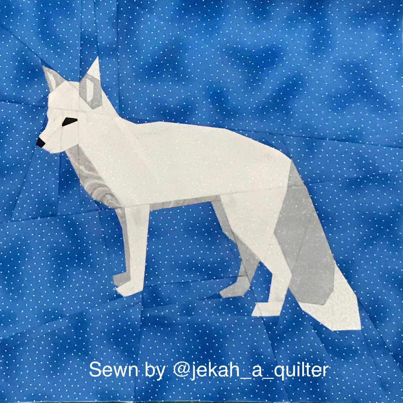Fox Foundation Paper Pieced Quilt Pattern PDF Download - Arctic Animal ...