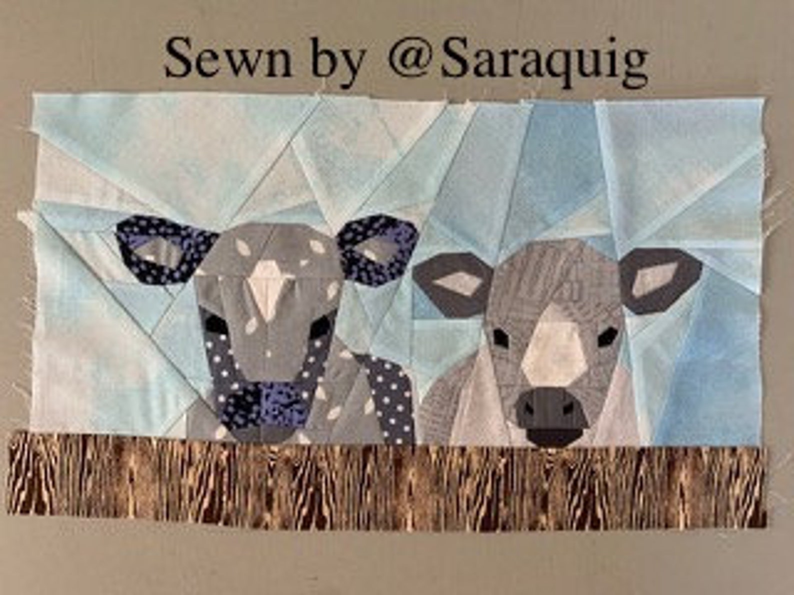 Calves - Almost Farmous Collection - Foundation Paper Pieced Quilt ...