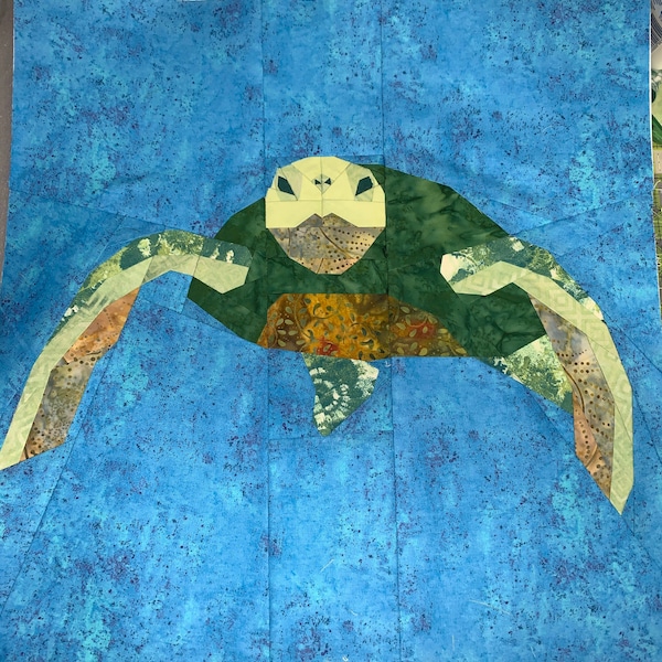 Turtle Quilt Pattern - Etsy