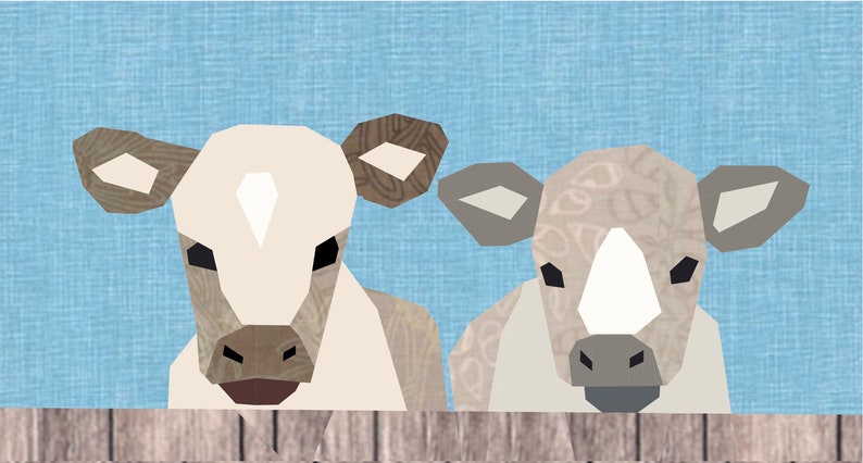 Calves - Almost Farmous Collection - Foundation Paper Pieced Quilt ...