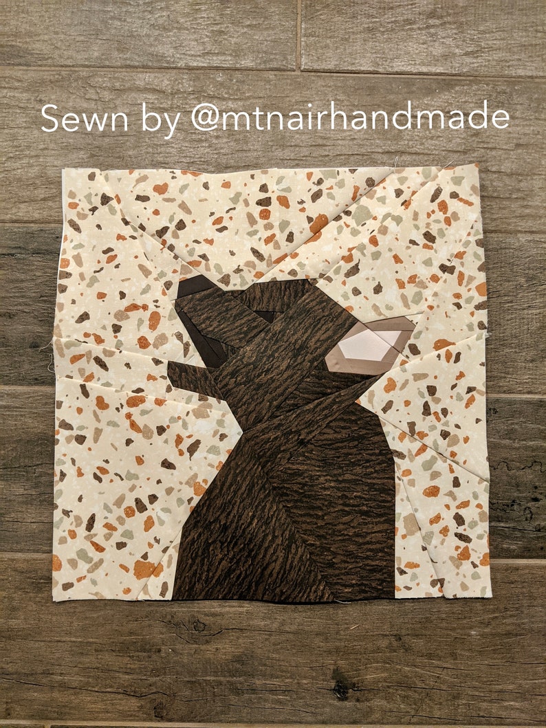 First Awoo Howling Wolf Pup - FPP Quilt Pattern - Etsy