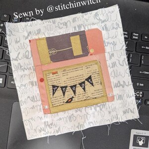 Floppy Disk - Throwback 'save Button' Foundation Paper Pieced Quilt ...