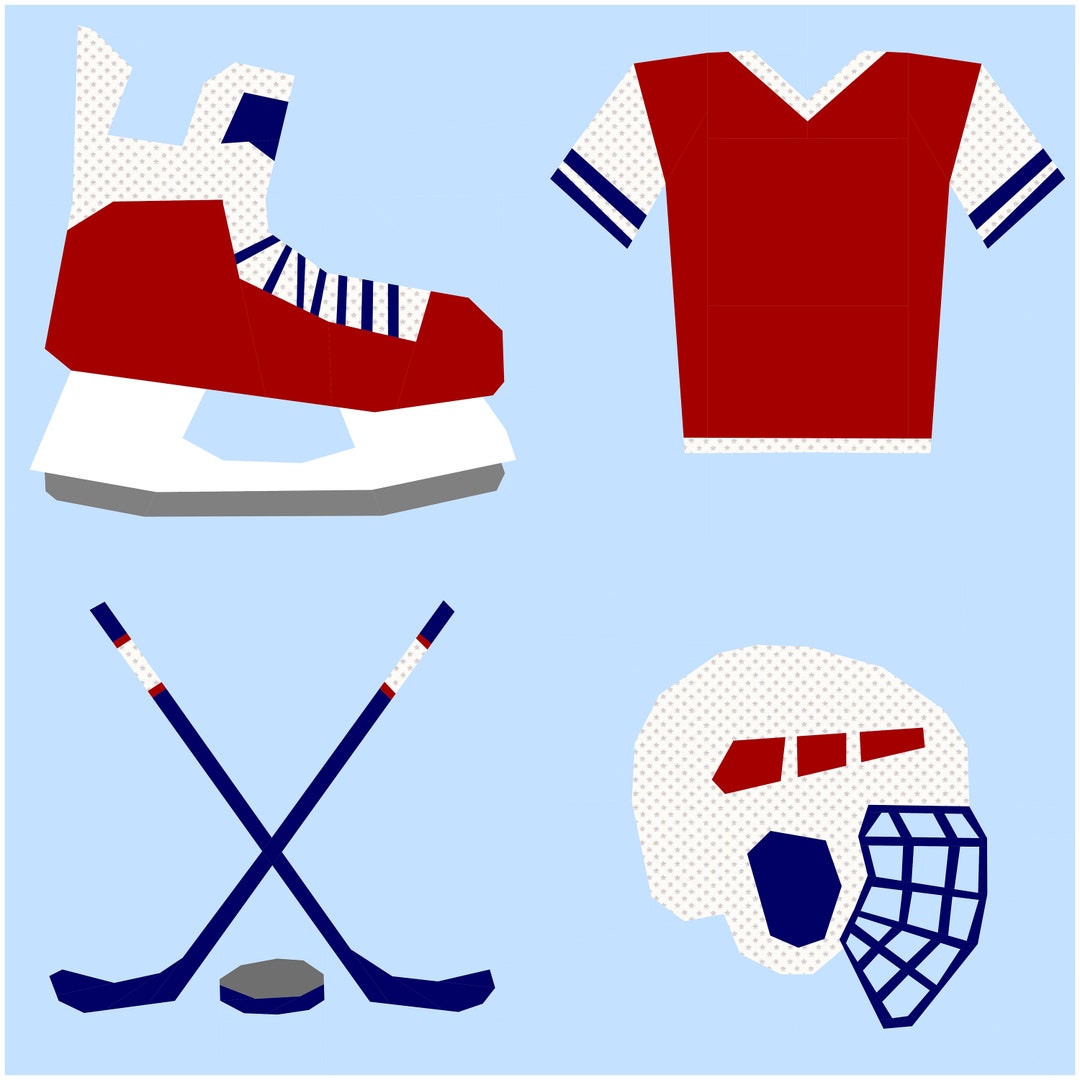 Hockey Blocks Bundle - Let's Play Collection - Foundation Paper Pieced ...