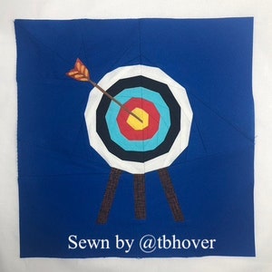 Archery Target - Let's Play Collection - Foundation Paper Pieced Quilt ...