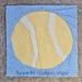 Tennis Ball - Let's Play Collection - Foundation Paper Pieced Quilt ...