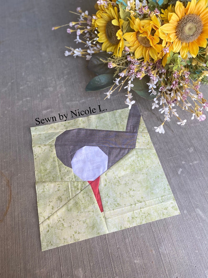 Golf - Let's Play Collection - Foundation Paper Pieced Quilt Pattern ...