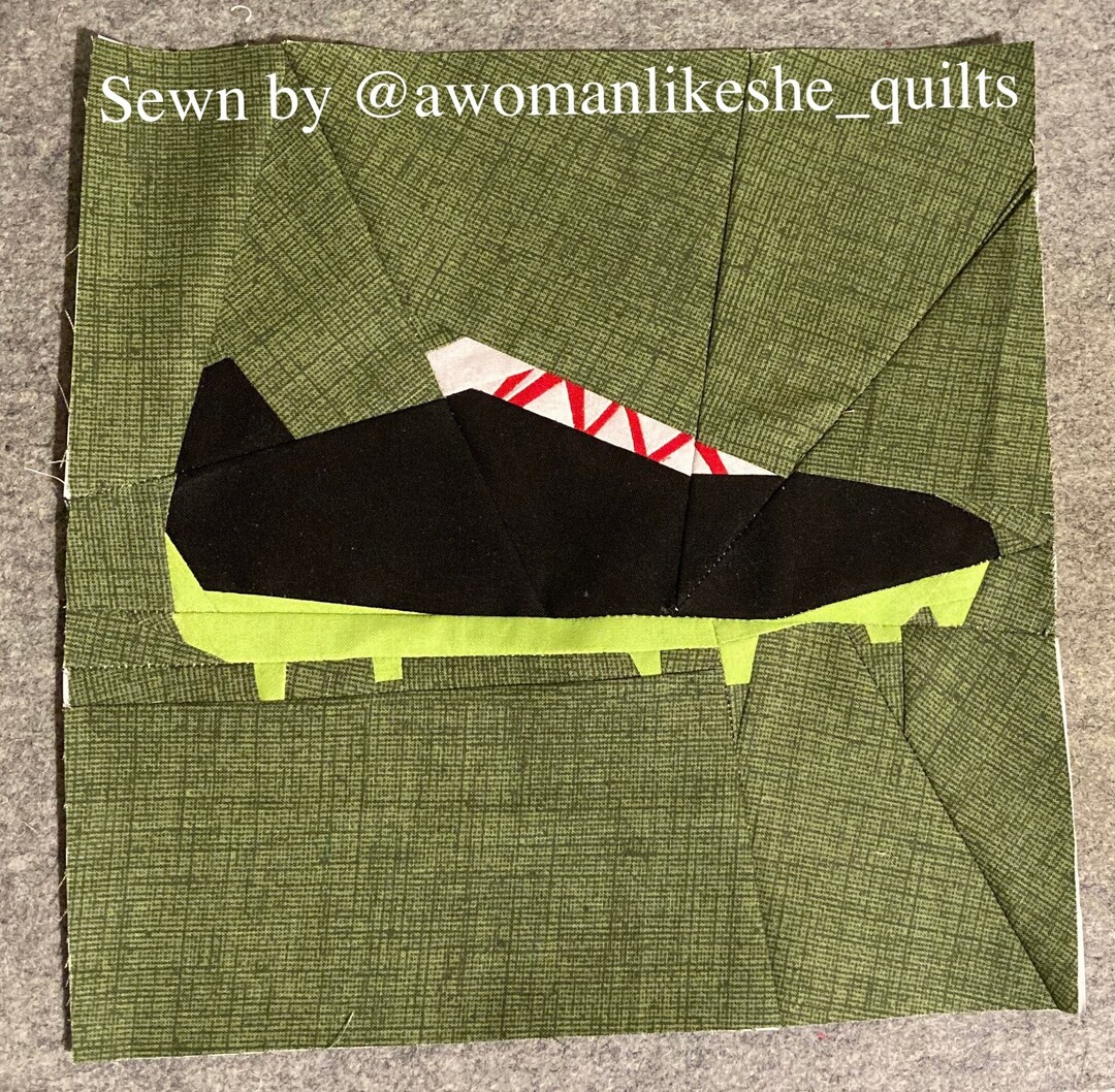 Cleats Let's Play Collection Foundation Paper Pieced - Etsy