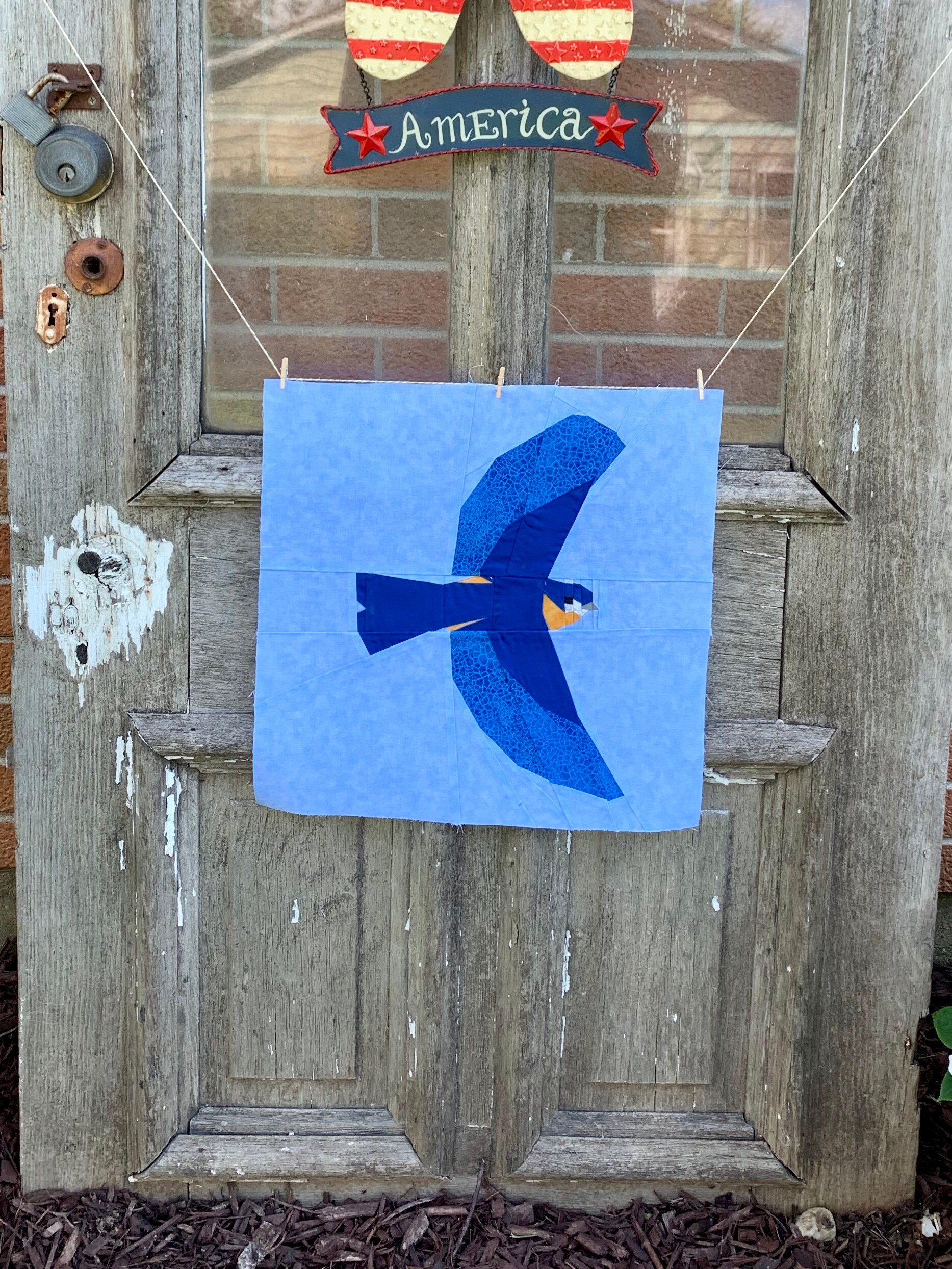 Soaring Eastern Bluebird PDF Foundation Paper Pieced Pattern | Etsy