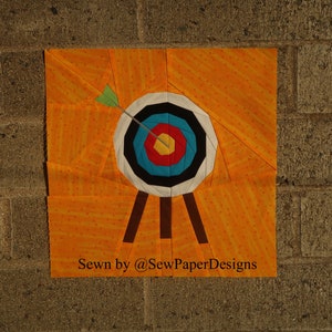 Archery Target - Let's Play Collection - Foundation Paper Pieced Quilt ...