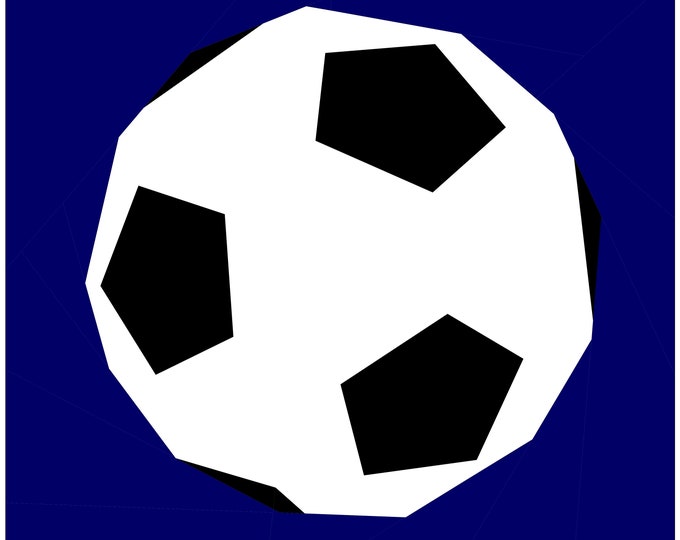 Fleece Soccer Ball Rag Quilt/blanket Throw - Etsy